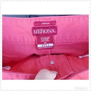 Merona | Pants & Jumpsuits | Merona Coral Colored Crops | Poshmark